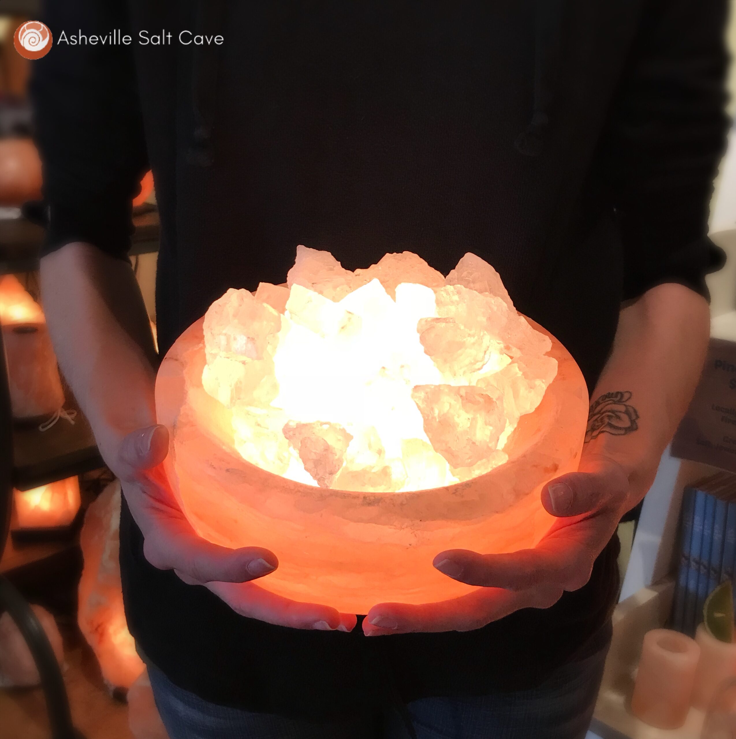 Himalayan Salt Abundance Bowls | Asheville Salt Cave